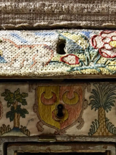 Susanna Perwich | Maker of LACMA's embroidered cabinet?