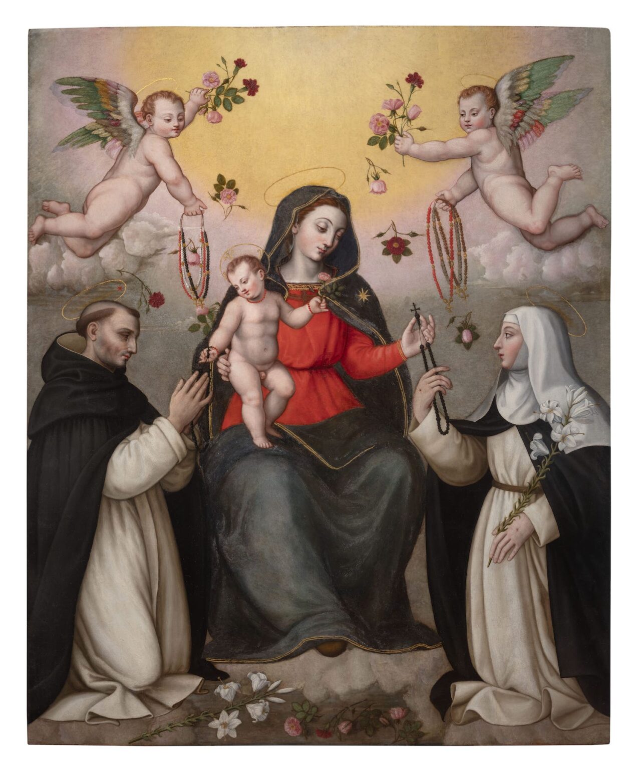 Plautilla Nelli | Her Altarpiece Madonna del Rosario, Restored